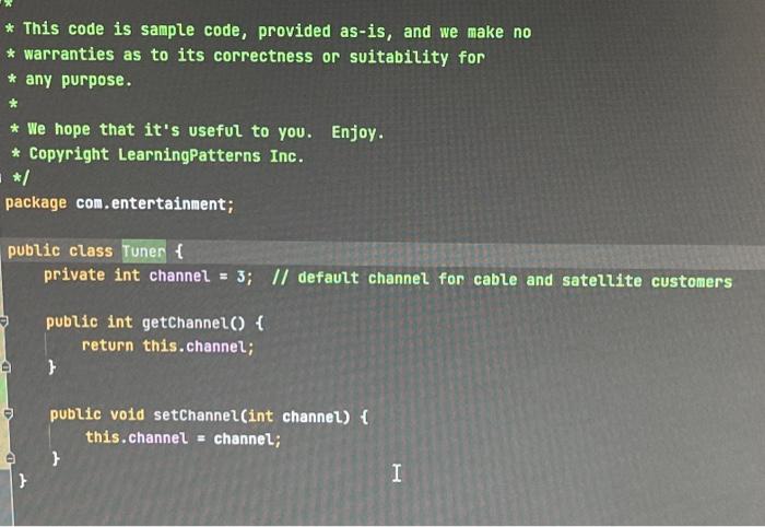 Solved need a java code written as per the instructions | Chegg.com