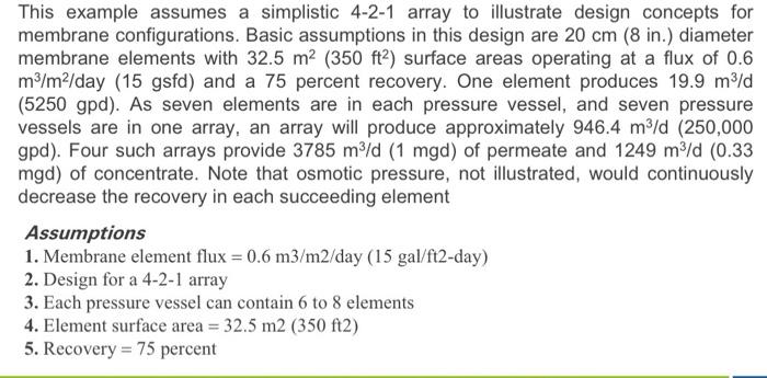 This example assumes a simplistic 4-2-1 array to | Chegg.com