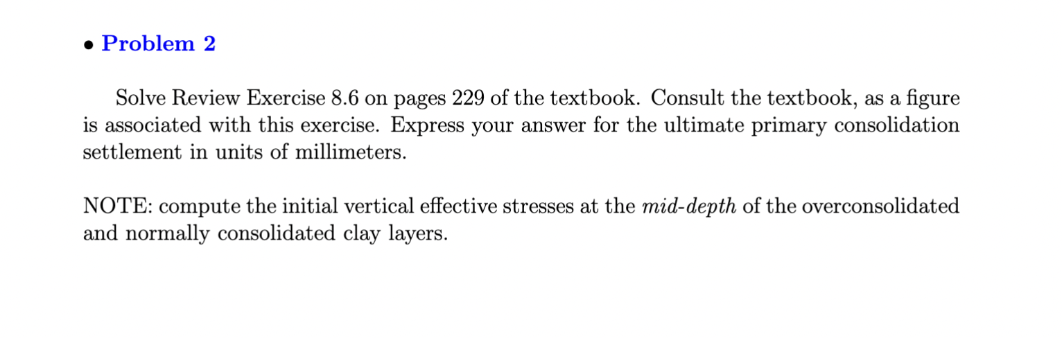 Solved - ﻿Problem 2Solve Review Exercise 8.6 ﻿on pages 229 | Chegg.com