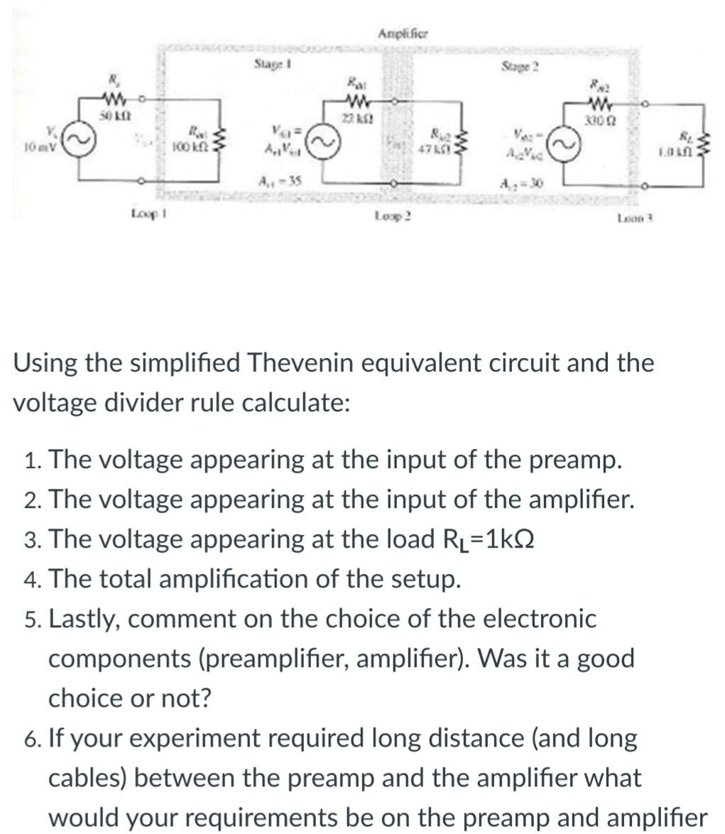 Solved We want to amplify the signal produced by a | Chegg.com