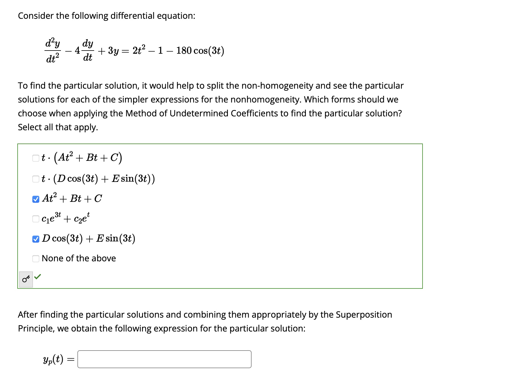 Solved Consider the following differential | Chegg.com