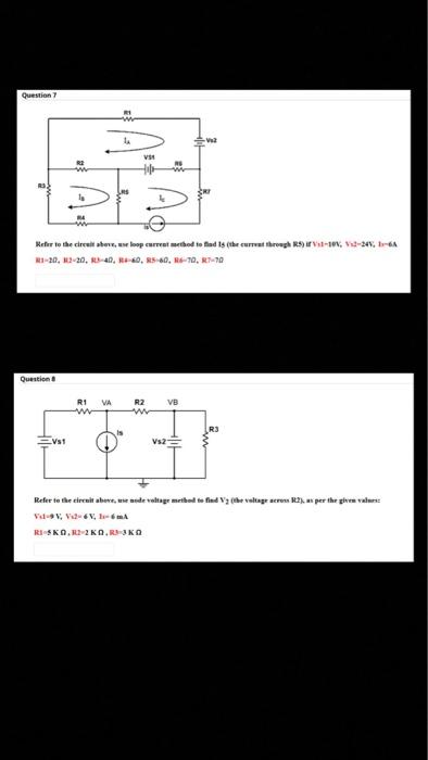 Solved Question www 안한 4 Hefer to the circuit bene, imop | Chegg.com