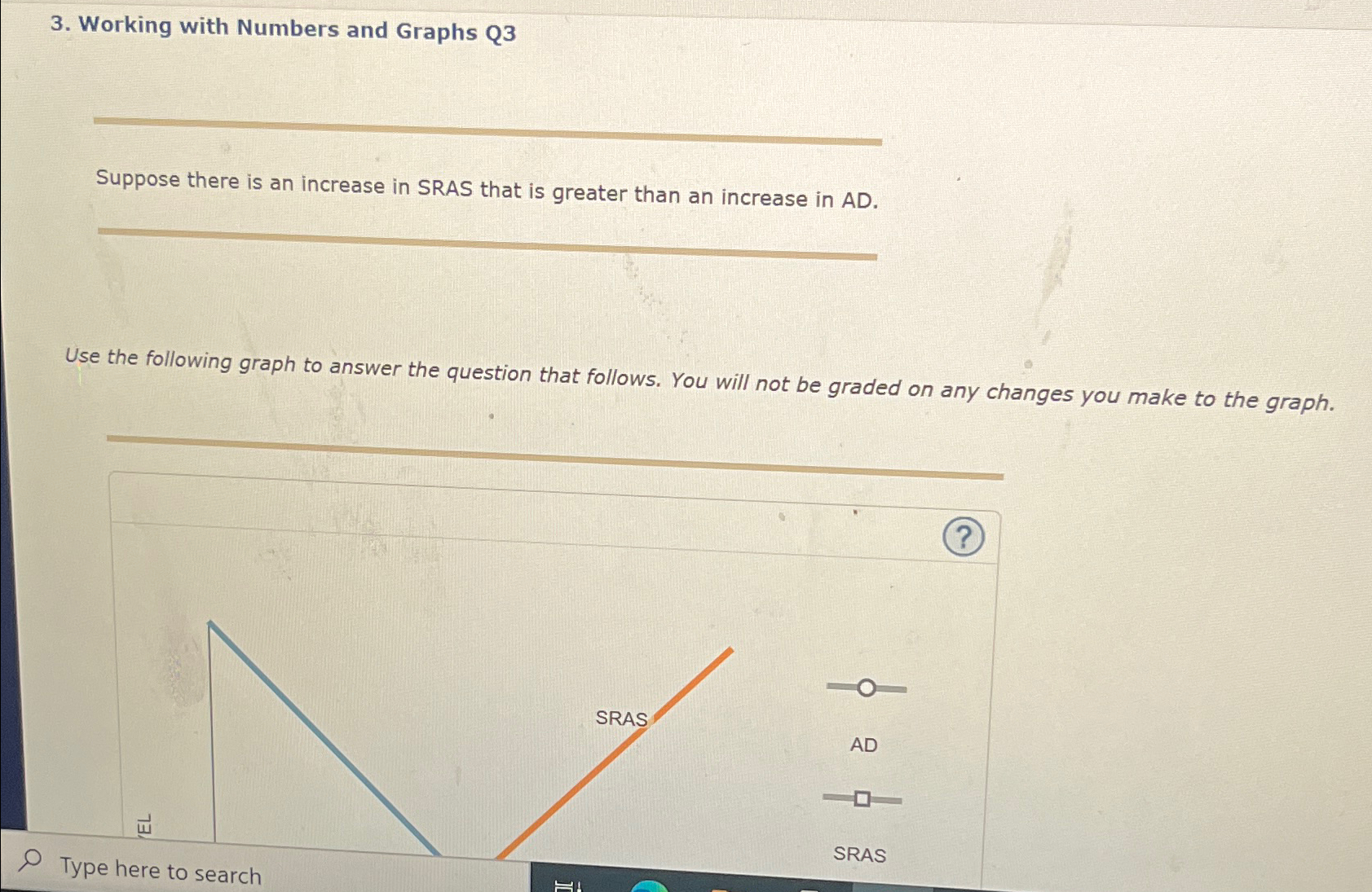 Solved Working with Numbers and Graphs Q3Suppose there is an | Chegg.com