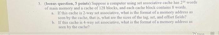 Solved 1. Suppose a computer using direct mapped cache has | Chegg.com