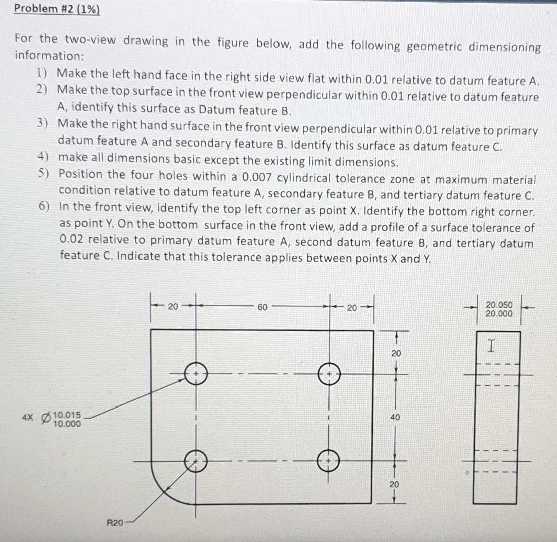 Solved Problem #1 (1%) Using instruments or freehand, CREATE | Chegg.com