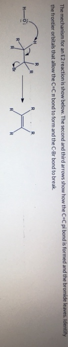 Solved The mechanism for an E2 reaction is show below. The | Chegg.com