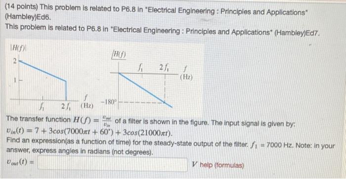 Solved (14 points) This problem is related to P6.8 in | Chegg.com