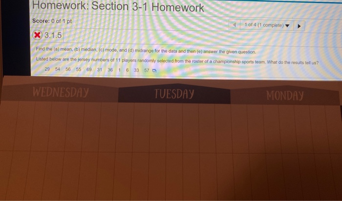 Solved Homework Section 3 1 Homework Score 0 Of 1 Pt 1 Of