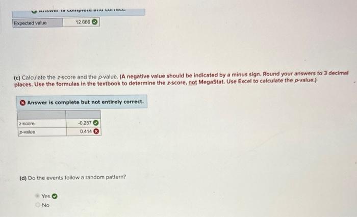 Solved Using a = 10, perform a runs test for randomness on | Chegg.com