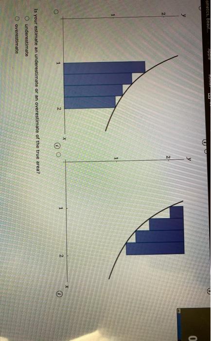 Solved Unless specified, all approximating rectangles are | Chegg.com