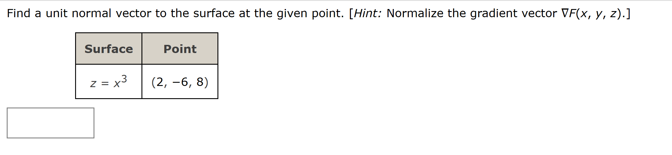 Solved Find a unit normal vector to the surface at the given | Chegg.com