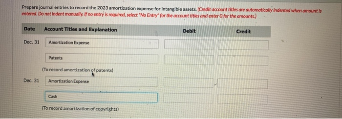 Solved The intangible assets section of Concord | Chegg.com