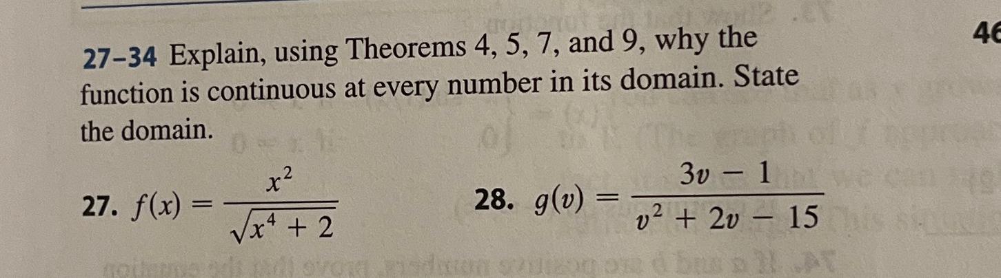 Solved 27 34 ﻿explain Using Theorems 4 5 7 ﻿and 9 ﻿why