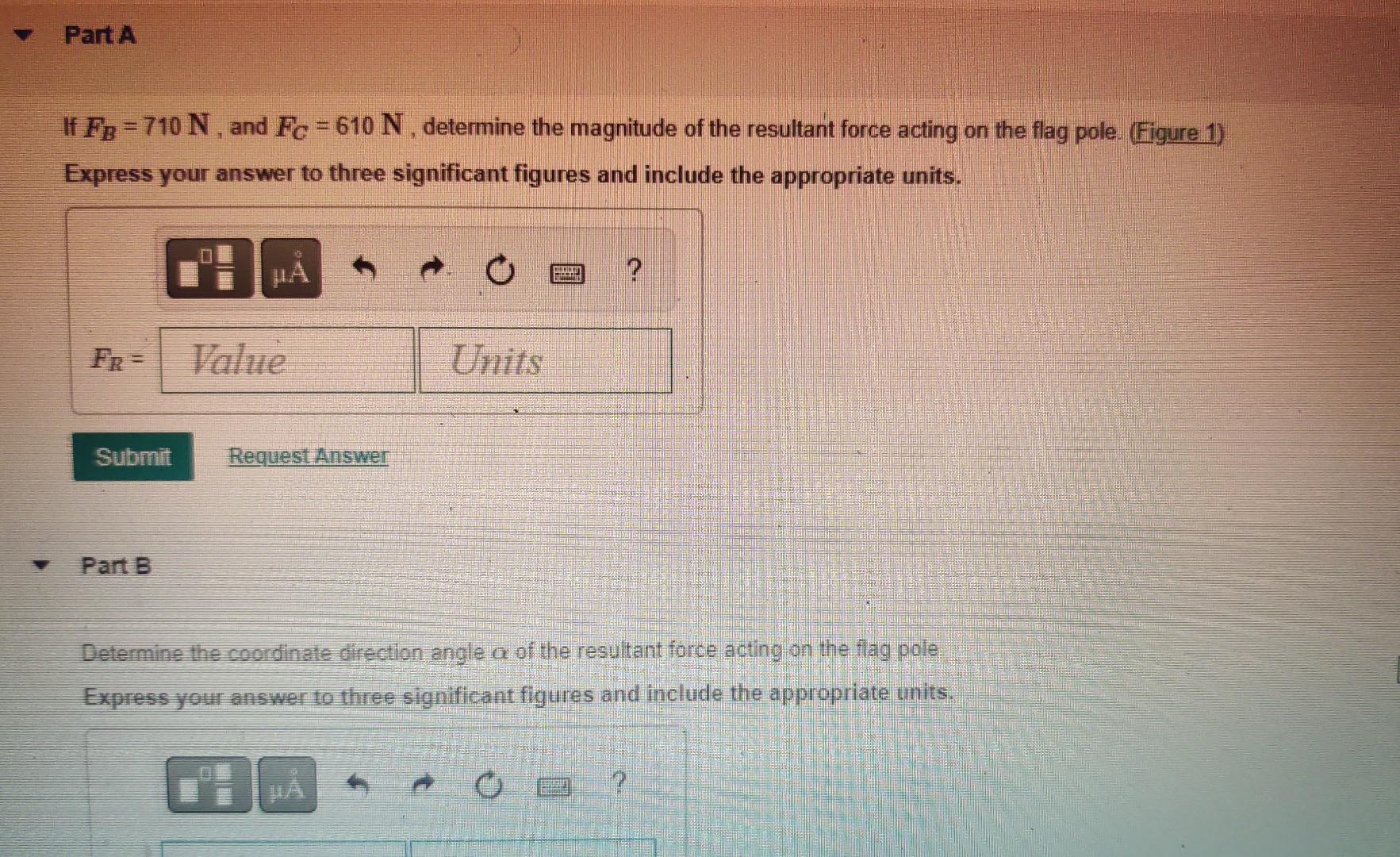 Solved Determine The Coordinate Direction Angle β Of The