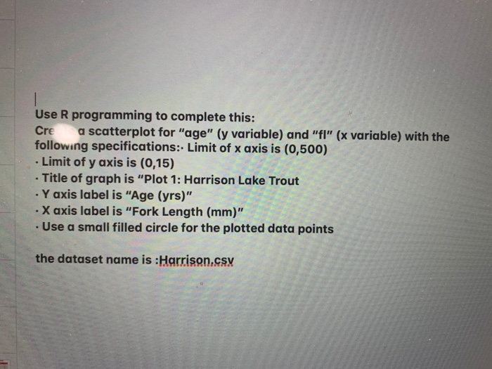 Solved 1 Use R programming to complete this: Cre a | Chegg.com