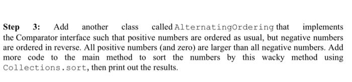 Solved Step 1: Create a file called Sorting.java. Retype the | Chegg.com