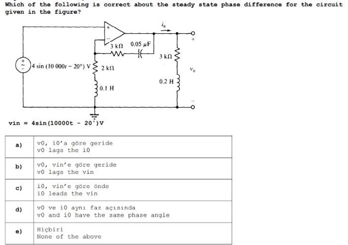 Solved Which of the following is correct about the steady | Chegg.com