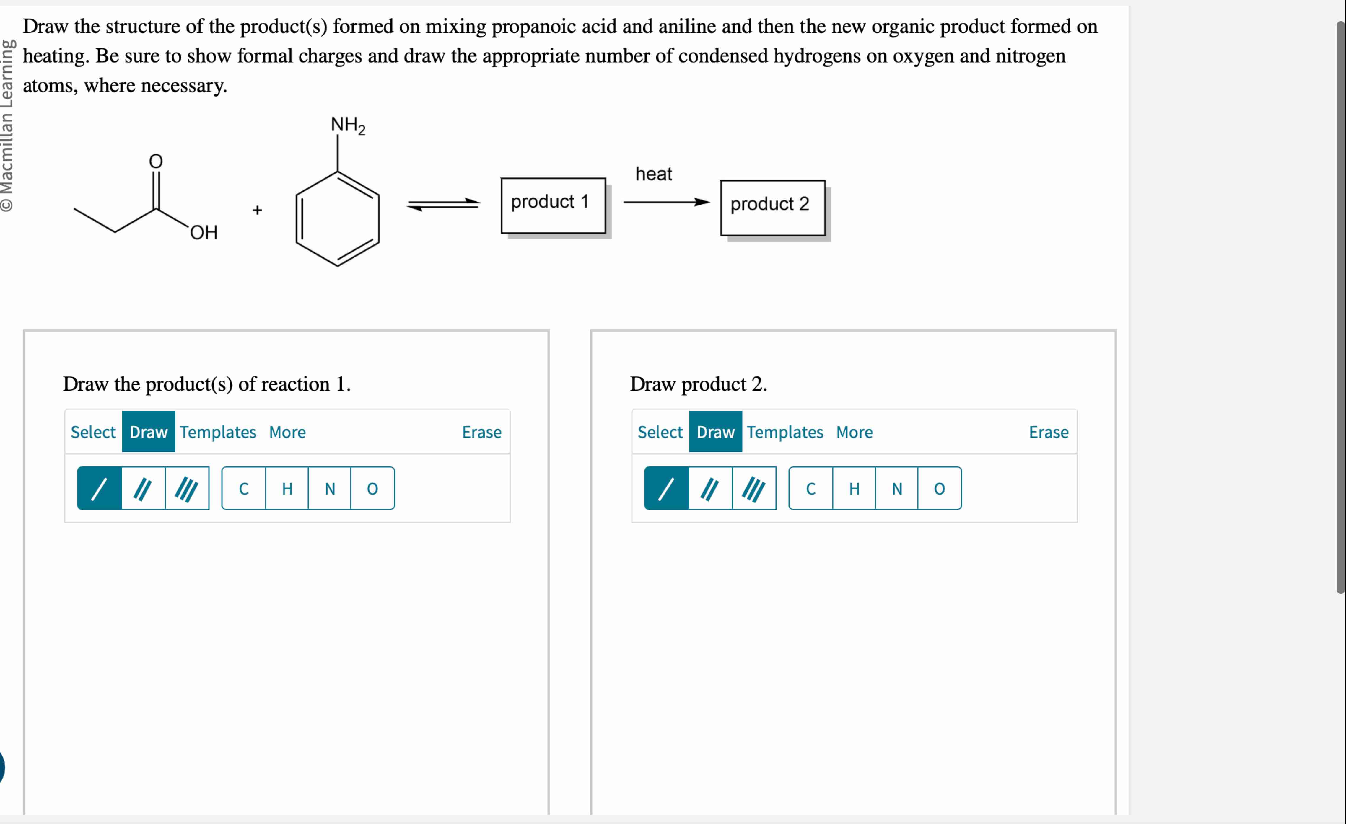 Draw The Structure Of The Product S ﻿formed On