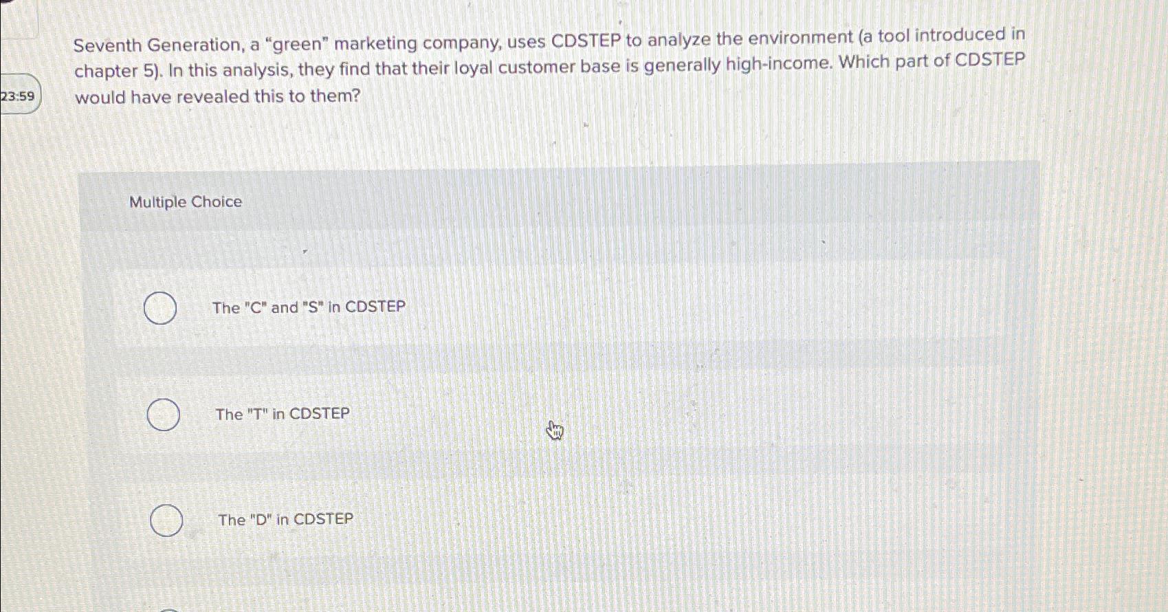 Solved Seventh Generation, a "green" marketing company, uses | Chegg.com