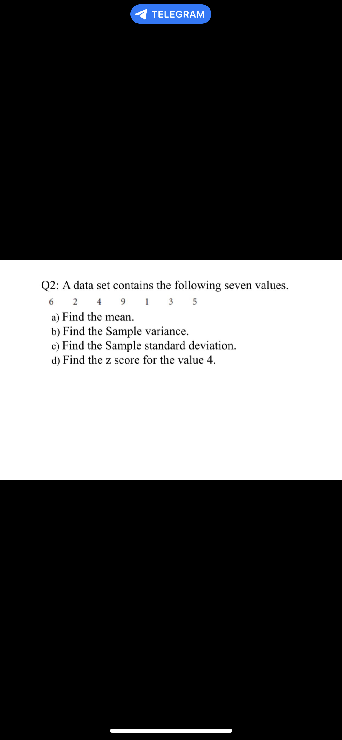 Solved Q2: A data set contains the following seven | Chegg.com