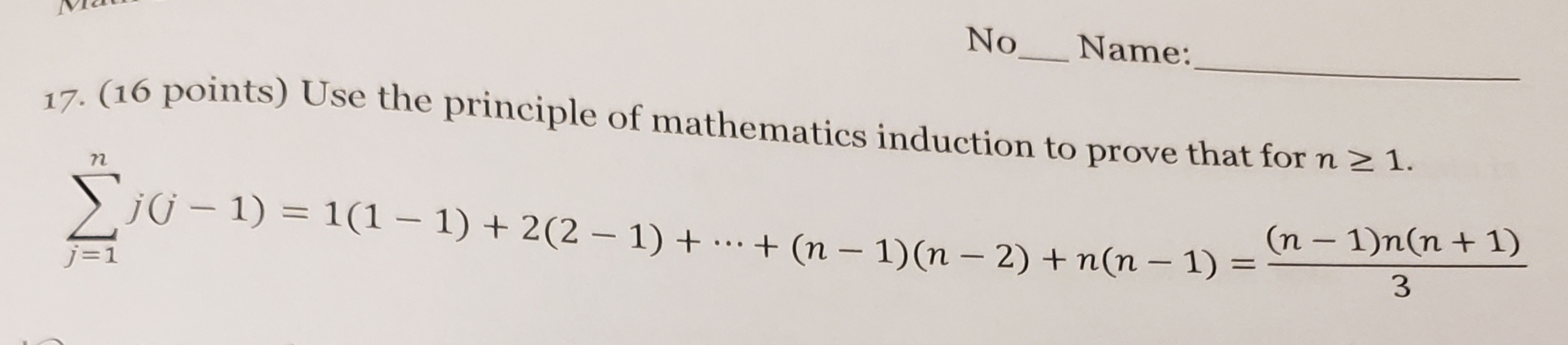Solved NoName:(16 ﻿points) ﻿Use the principle of mathematics | Chegg.com