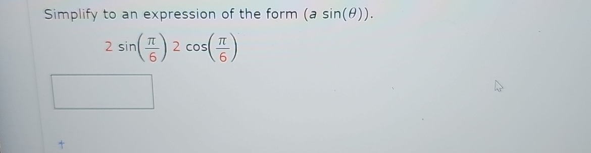 Simplify to an expression of the form | Chegg.com