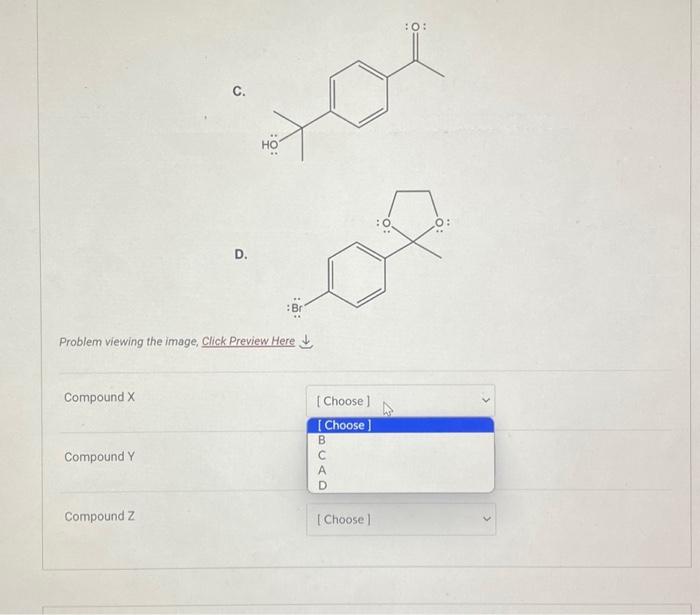 Solved From the following synthesis scheme, Match Compounds | Chegg.com
