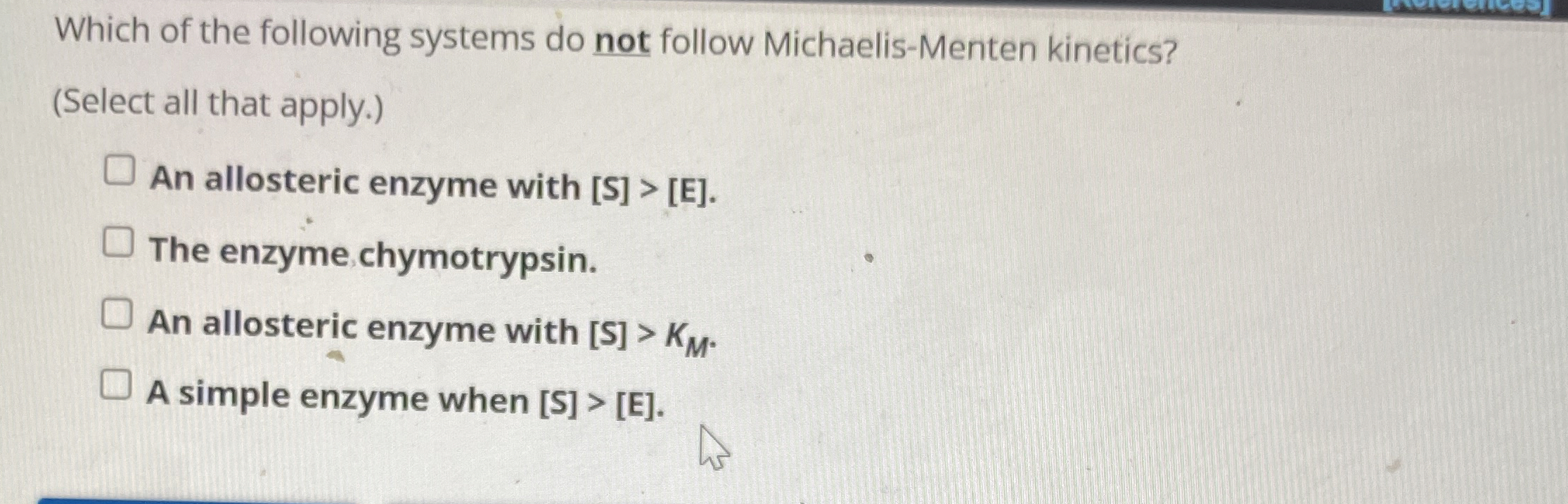 Solved Which of the following systems do not follow | Chegg.com