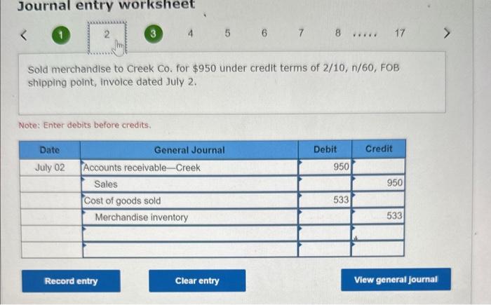 Solved the gross method. July 1 Purchased merchandise from | Chegg.com