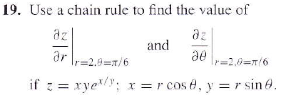 Solved Use a chain rule to find the value | Chegg.com