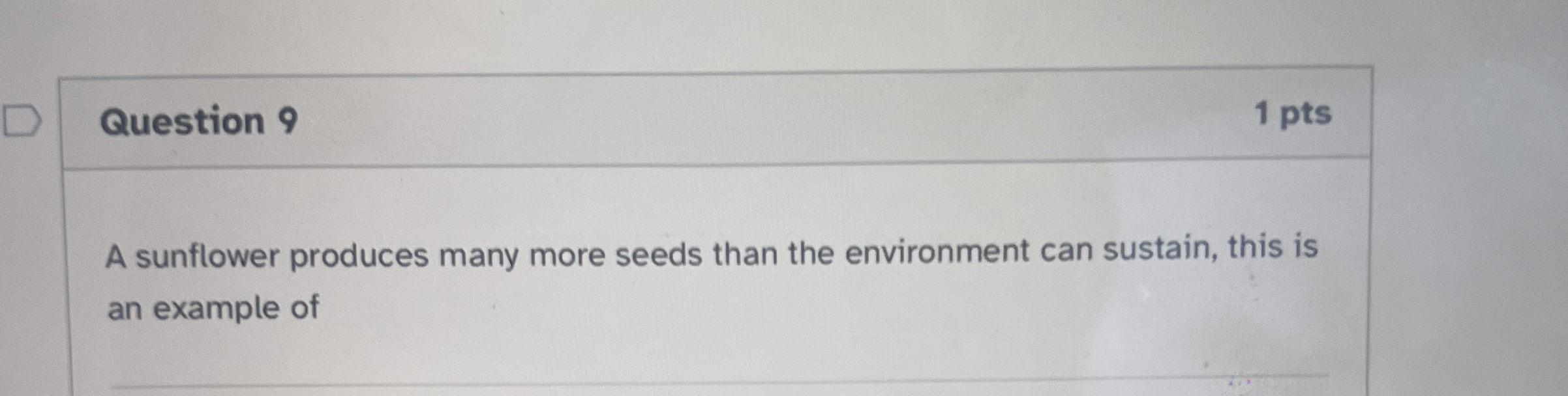 Solved Question 91 ﻿ptsA sunflower produces many more seeds | Chegg.com