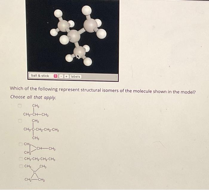 Solved Which of the following represent structural isomers | Chegg.com