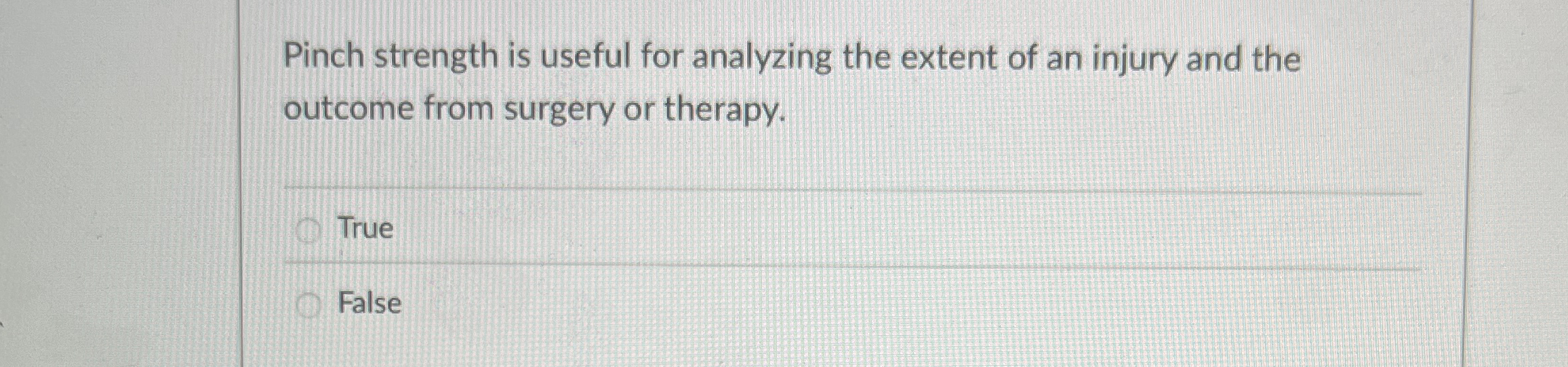 High Quality SOLUTION Pinch strength is useful for analyzing the extent of | Chegg.com