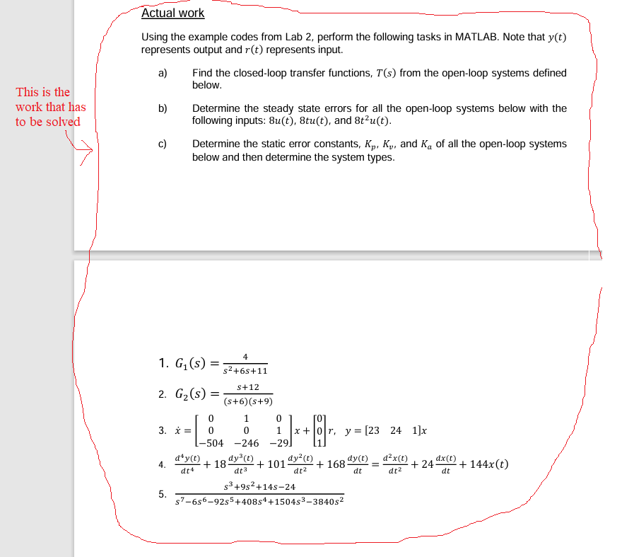 Solved Actual workUsing the example codes from Lab 2, | Chegg.com