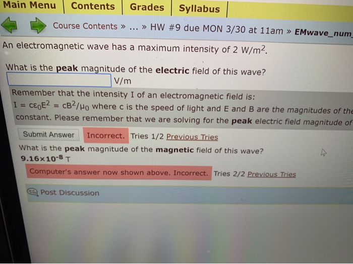 Solved Main Menu Contents Grades Syllabus Course Contents >> | Chegg.com