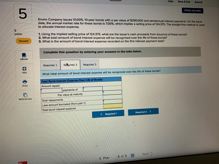 Solved Seved Help Save & Exit Submit Check my work 5 5 | Chegg.com