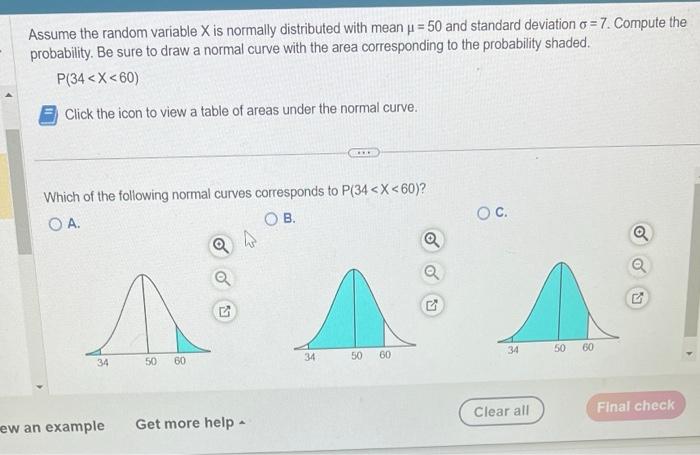 Solved Assume the random variable X is normally distributed | Chegg.com