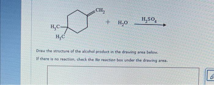 Solved Draw the structure of the alcohol product in the | Chegg.com
