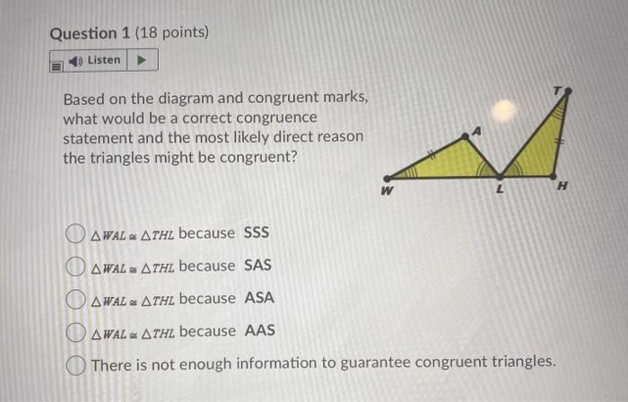Solved Question 1 (18 points) Listen Based on the diagram | Chegg.com