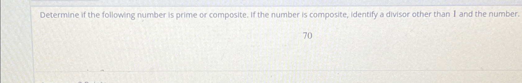 Determine if the following number is prime or | Chegg.com