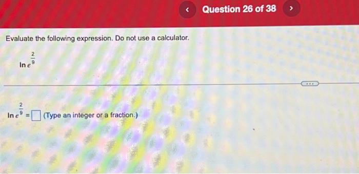 Solved Evaluate the following expression. Do not use a | Chegg.com