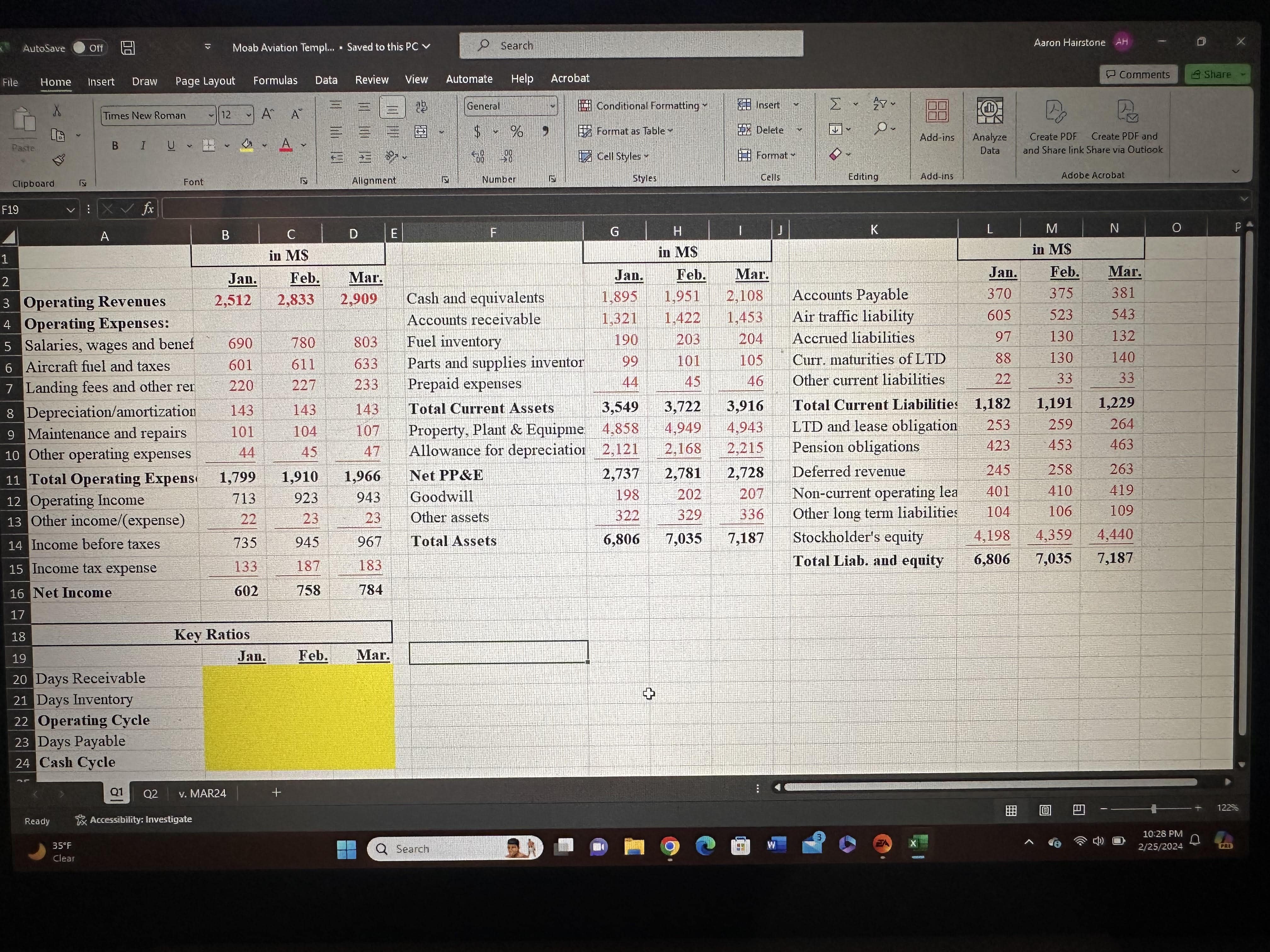 Solved Use the spreadsheet provided below to calculate the | Chegg.com