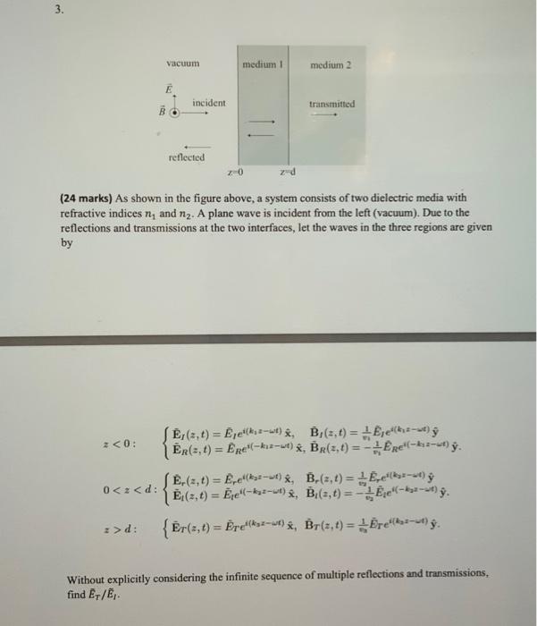 Solved (24 marks) As shown in the figure above, a system | Chegg.com