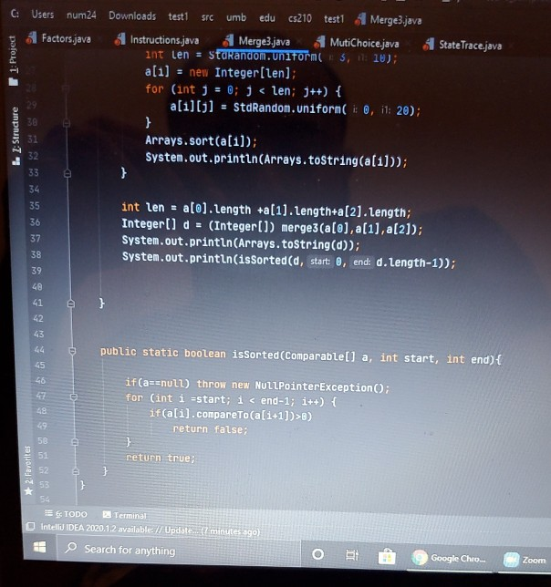 Eile Edit View Navigate Sode Analyze Befactor Build | Chegg.com