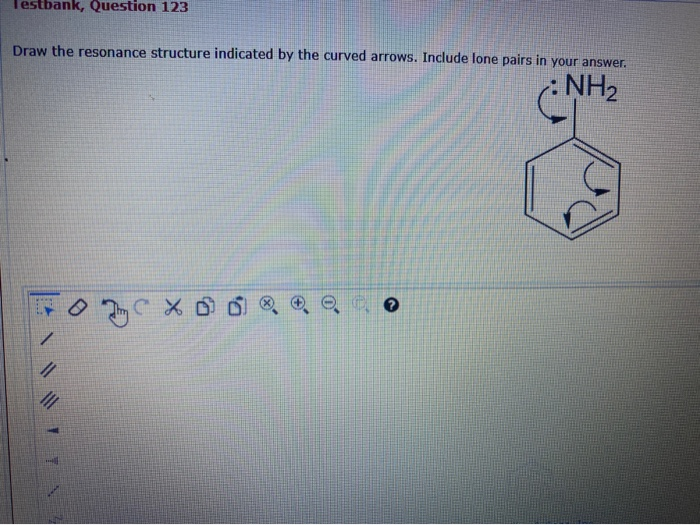 Solved Testbank Question 123 Draw The Resonance Structure