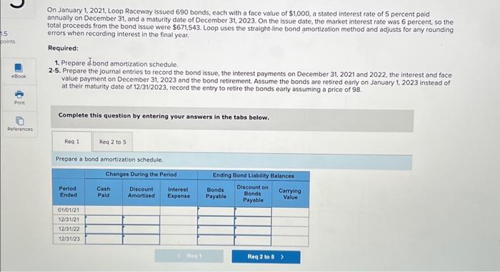 Prepare the journal entries to record the bond issue, | Chegg.com
