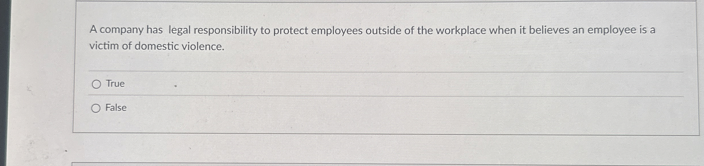 Solved A company has legal responsibility to protect | Chegg.com