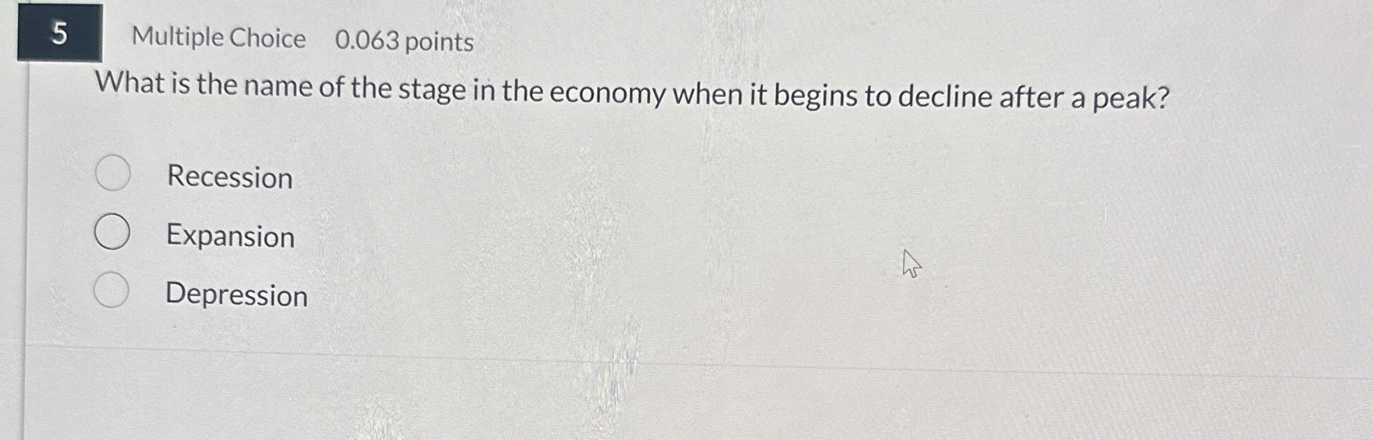 Solved 5Multiple Choice 0.063 ﻿pointsWhat is the name of the | Chegg.com