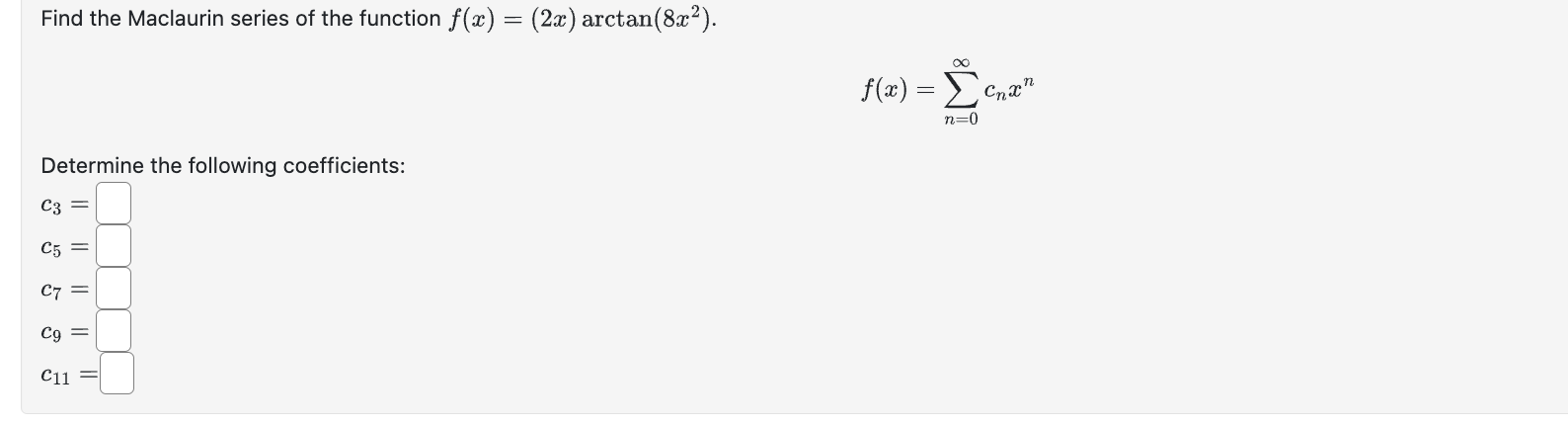 Solved Represent the function 1x2+x ﻿as a power series | Chegg.com