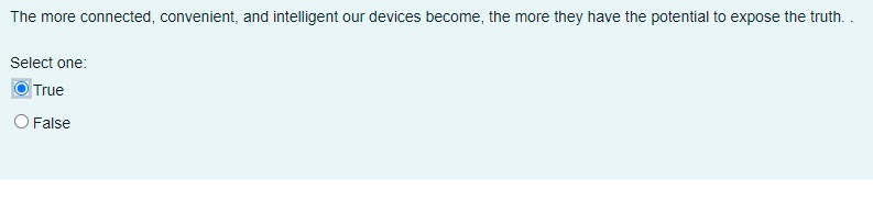 Solved The more connected, convenient, and intelligent our | Chegg.com